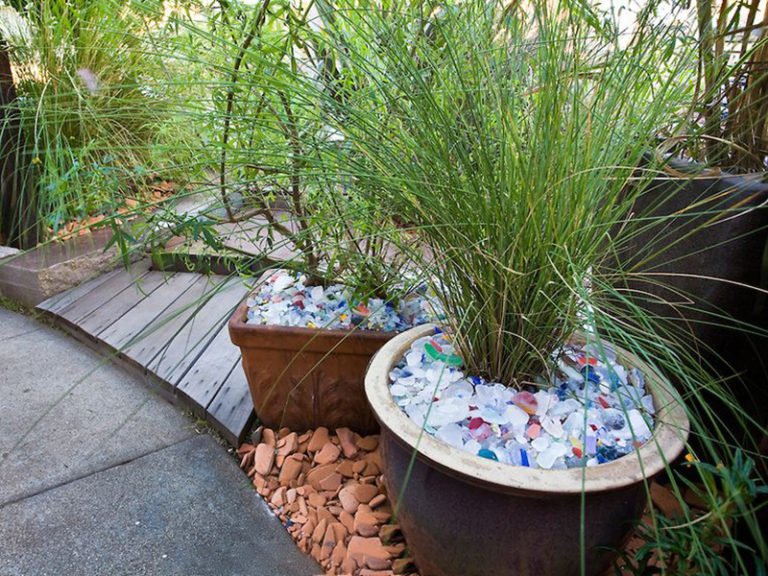 Landscape Glass Gravel Crushed Glass Stones for Garden Landscaping